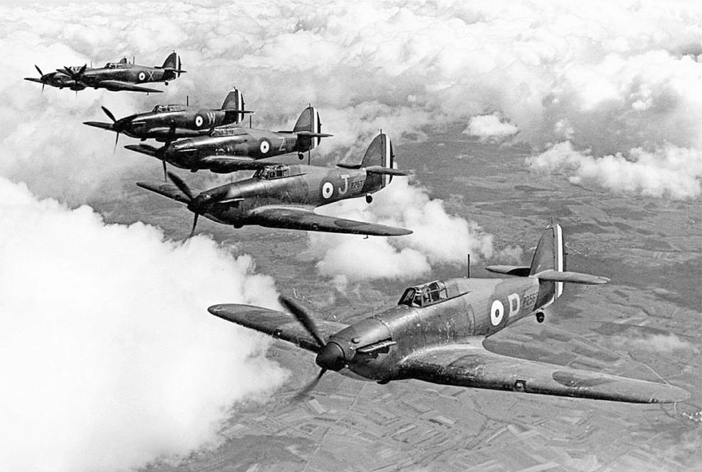 F/O Les Clisby’s Hawker Hurricane Mk.I of No.1 Squadron RAF, France May ...